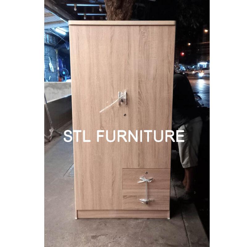 ตู้เสื้อผ้า 80 cm 90 cm 2 ลิ้นชัก - STLFurniture